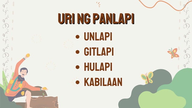 Panlapi- Ano ang panlapi at ano ang iba't ibang uri Ng panlapi ...