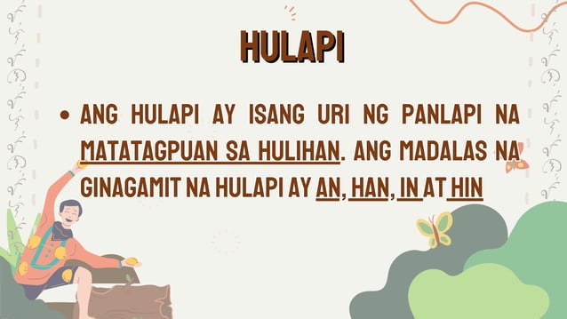 Panlapi- Ano ang panlapi at ano ang iba't ibang uri Ng panlapi ...