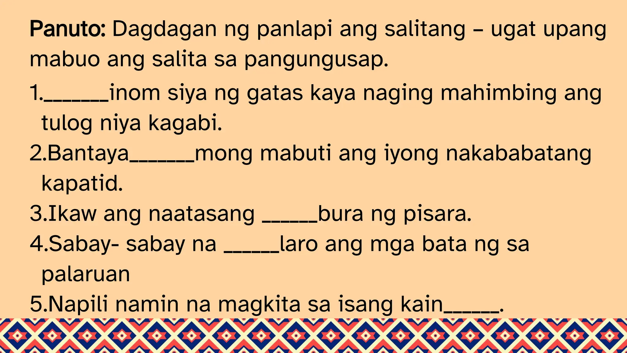 Panlapi at salitang ugat Pptx_1.pptxxxxx | PPTX