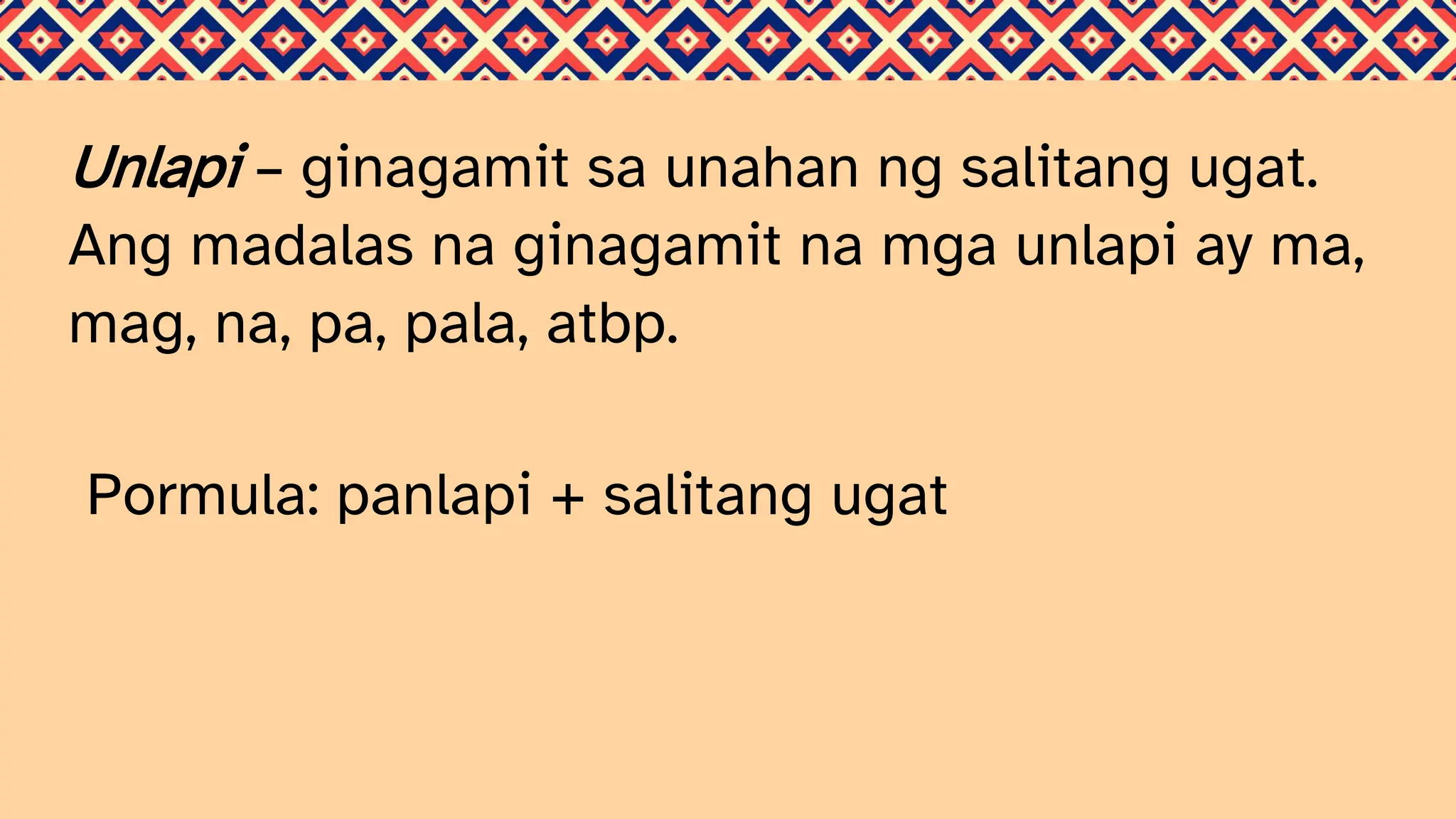 Panlapi at salitang ugat Pptx_1.pptxxxxx | PPTX