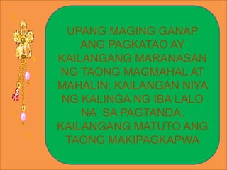 Panlipunang gampanin ng pamilya Sa Edukasyon sa Pagpapakatao | PPTX