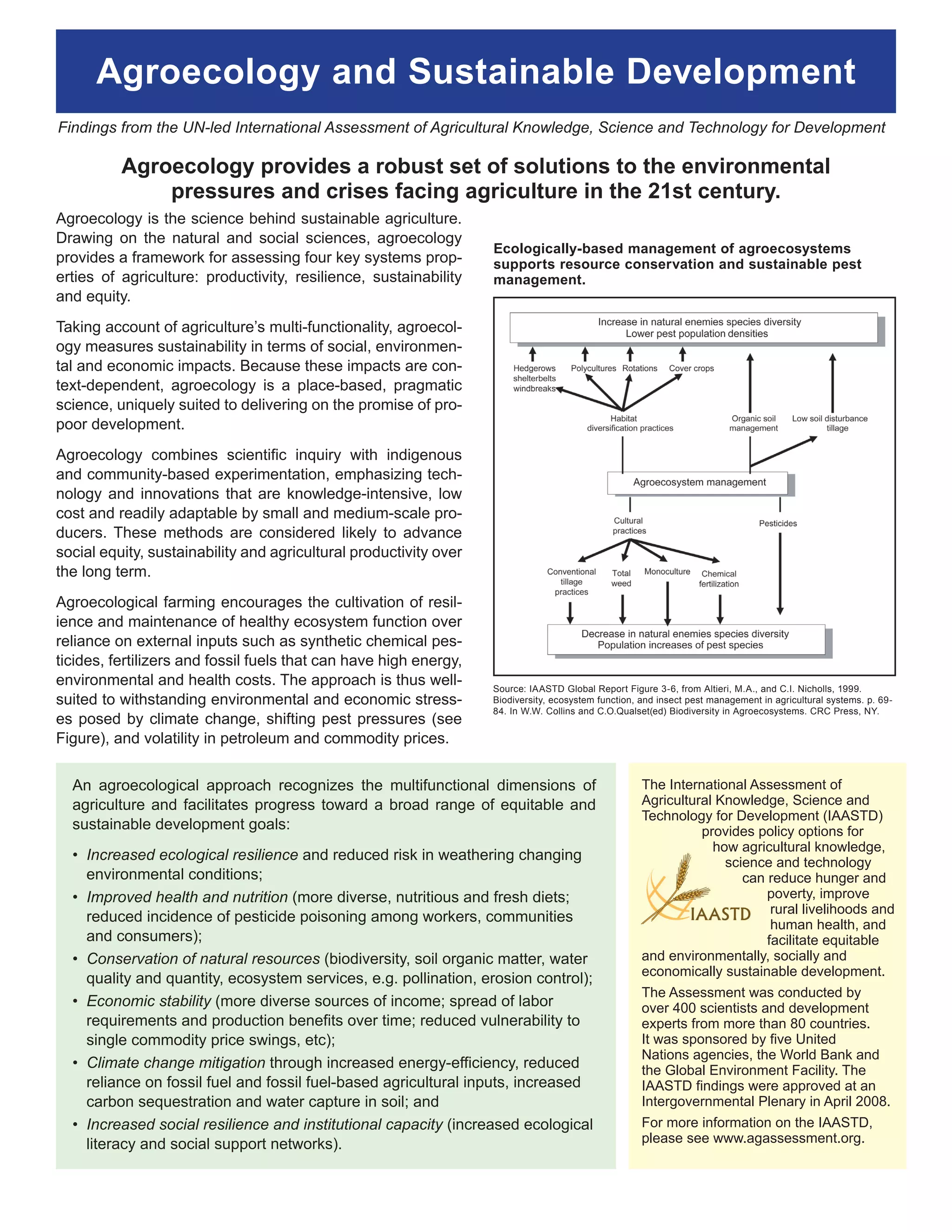 Agroecology and Sustainable Development | PDF