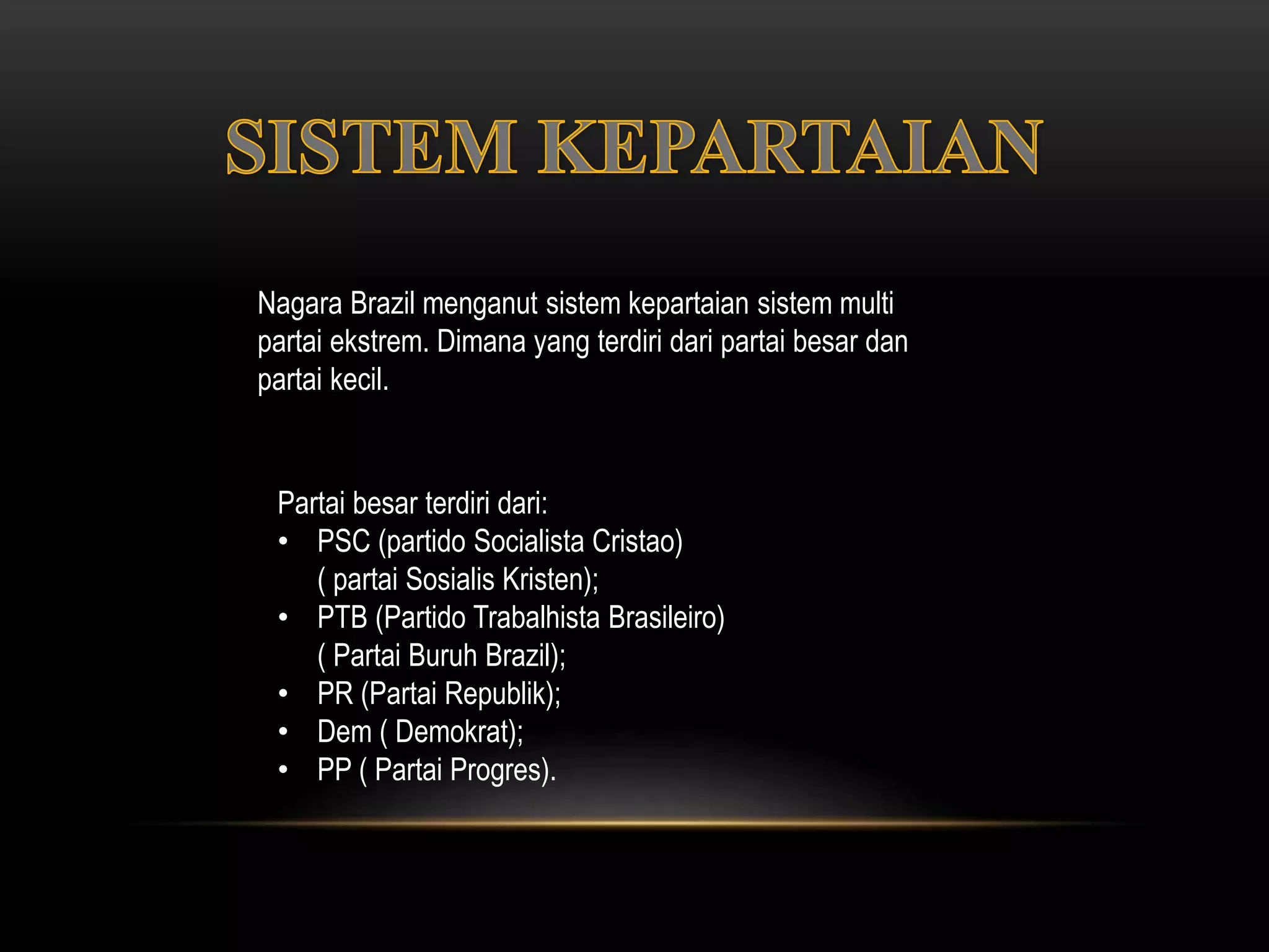 Perandingan administrasi negara brazil vs Kanada | PPTX