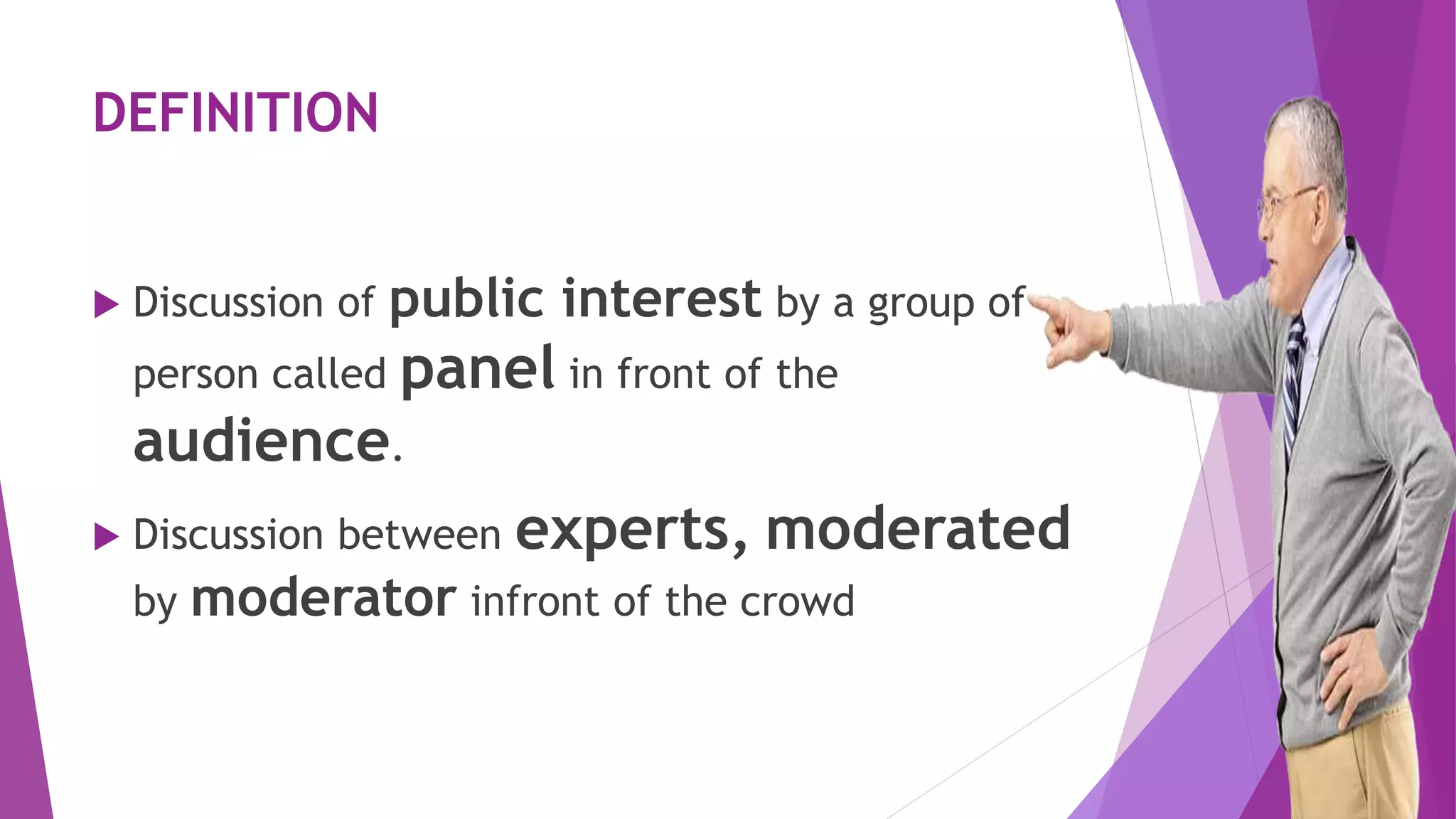 what is Panel discussion | PPTX