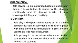 Pannel discussion and role play | PPTX