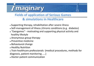 Serious Games and digital interactive technologies for Healthcare | PDF