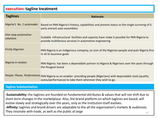 Positioning Platform Development for PAN Nigeria | PPT