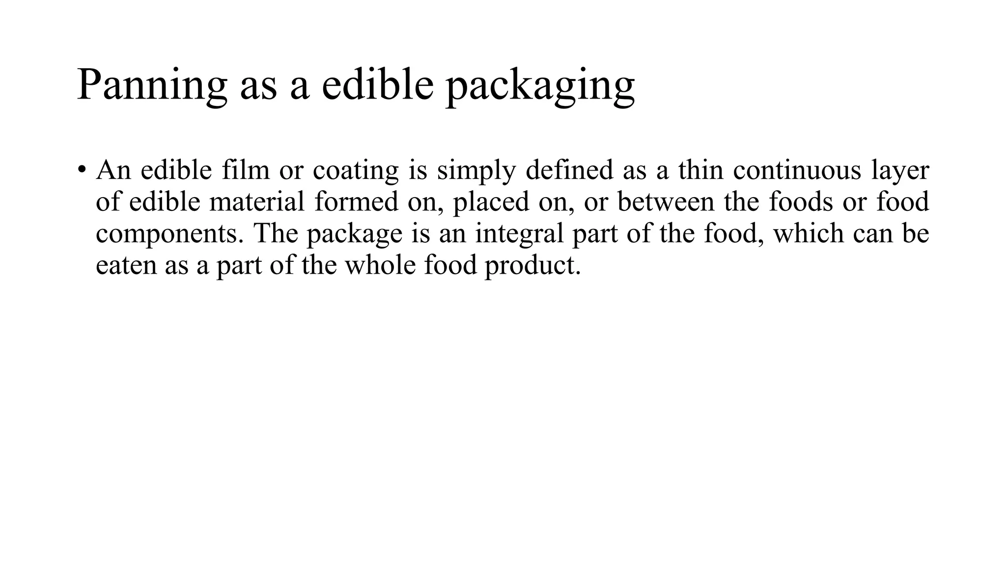 Panning operation of confectionery products | PPTX