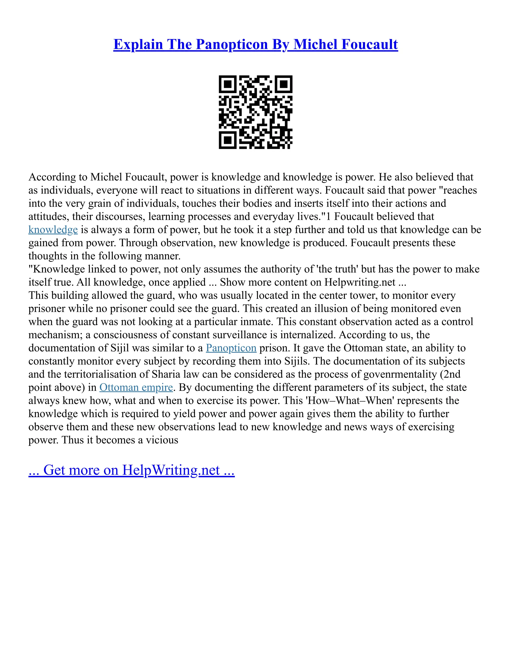 Panopticon Of Technology | PDF