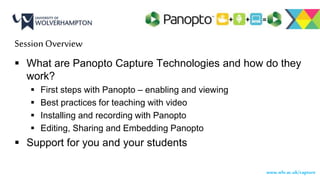 Panopto Basics: Getting Started with Personal Capture | PPTX