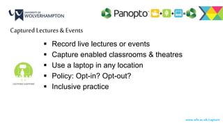 Panopto Basics: Getting Started with Personal Capture | PPTX