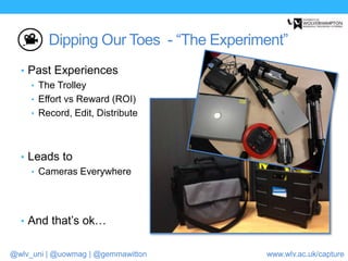 Capturing Science: Doing Lecture Capture Differently | PPT