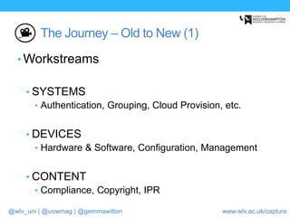 Capturing Science: Doing Lecture Capture Differently | PPT
