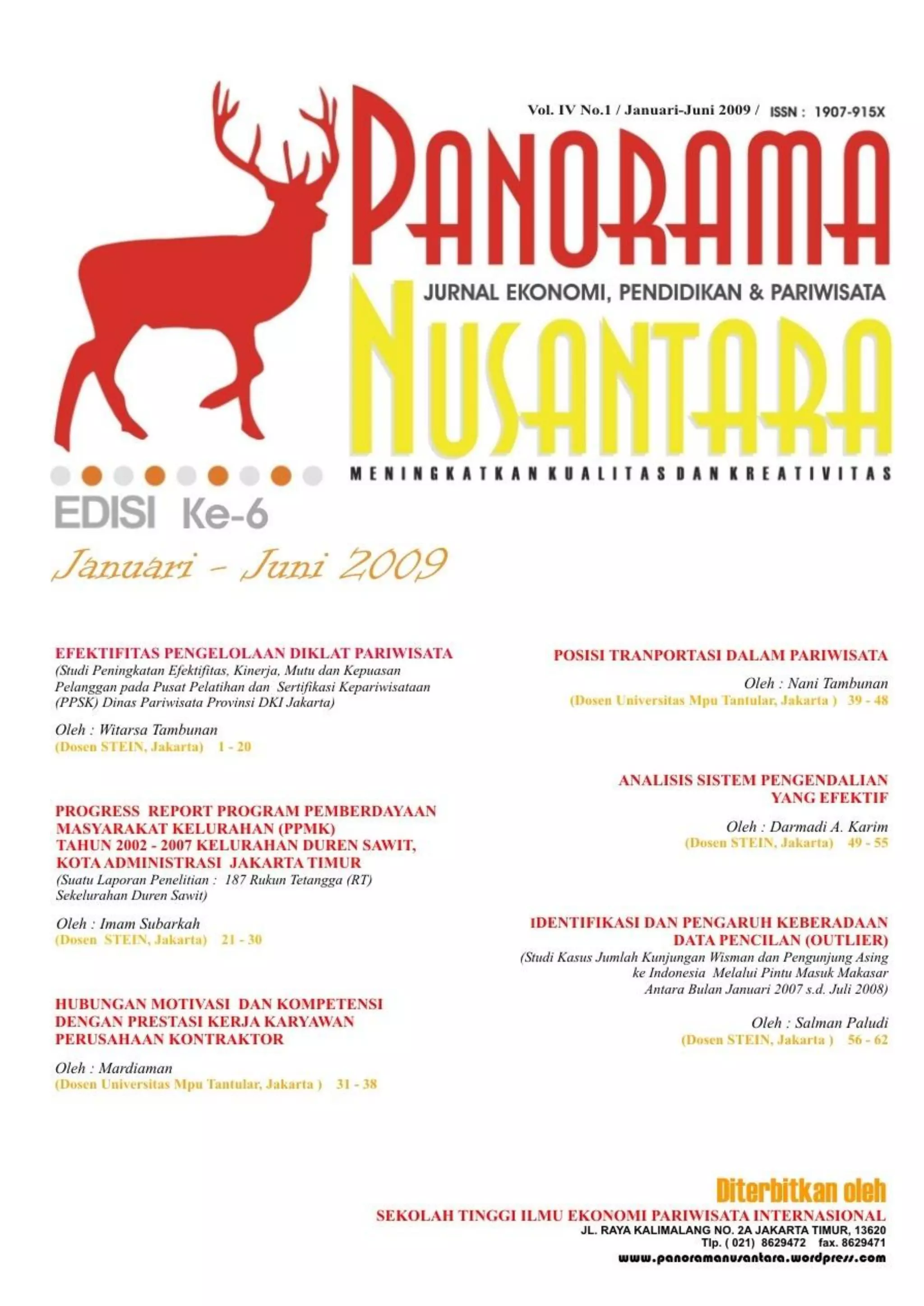 Identifikasi dan Pengaruh Keberadaan Data Pencilan (Outlier). | PDF