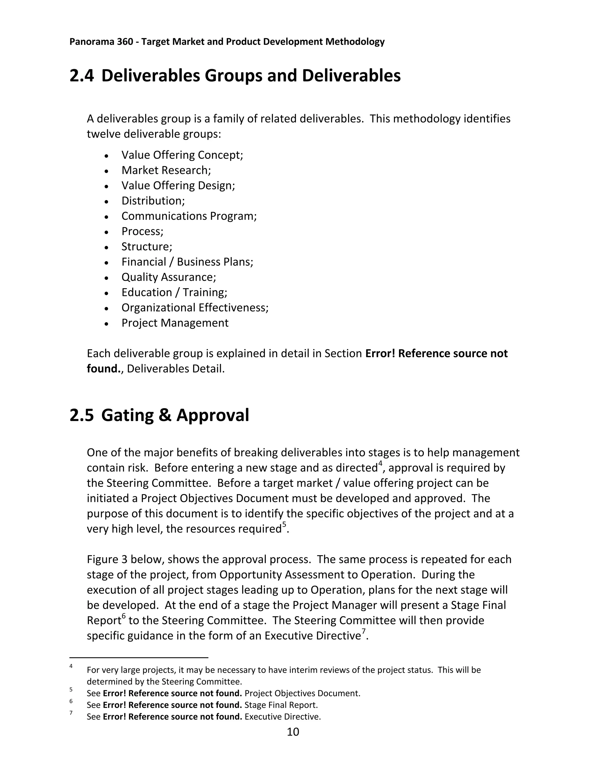 Panorama 360 Product Development Methodology Sample | PDF | Financial ...