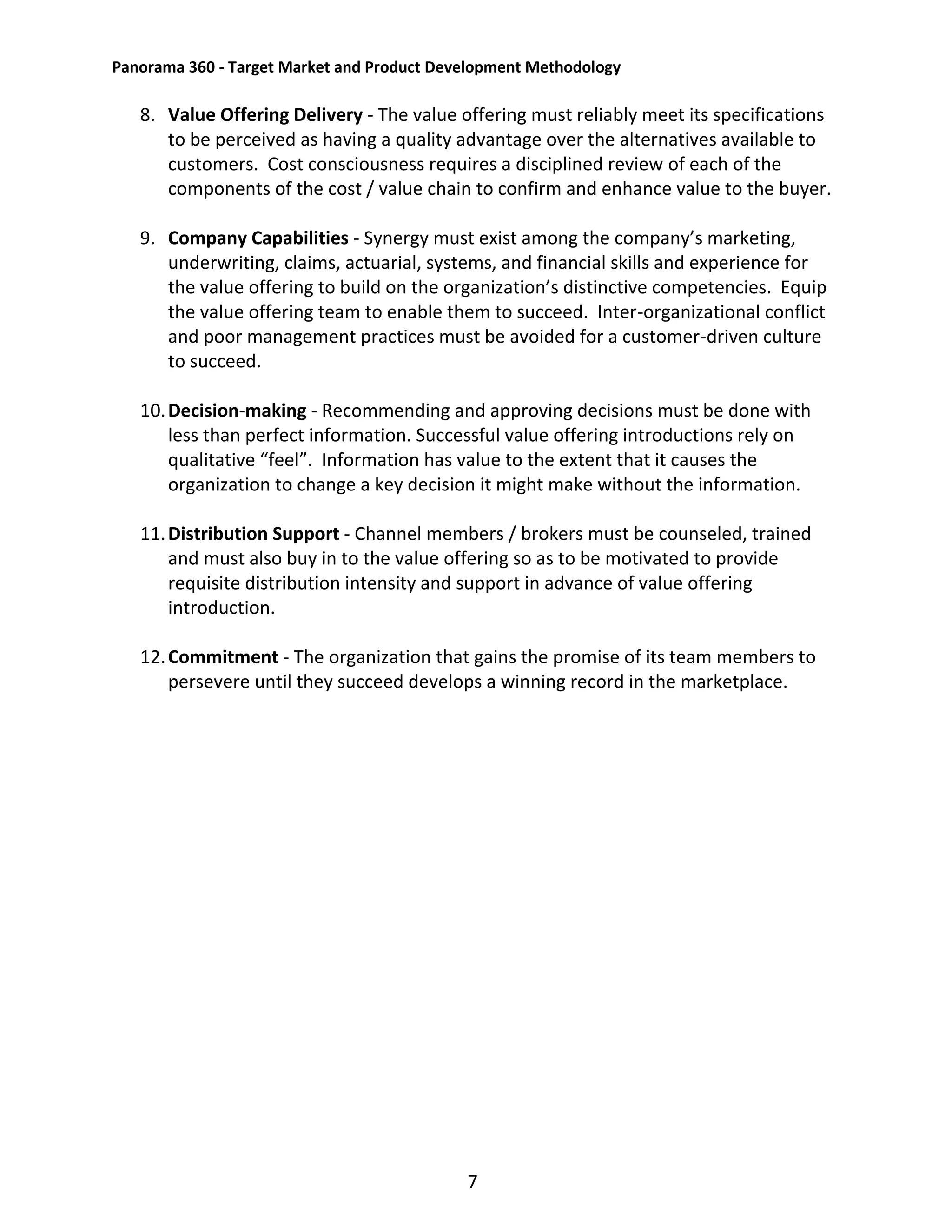 Panorama 360 Product Development Methodology Sample | PDF | Financial ...