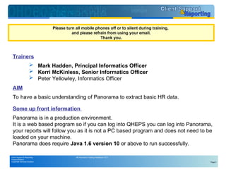 Panorama Training Exercise Handout V12.1 28102009MH.ppt