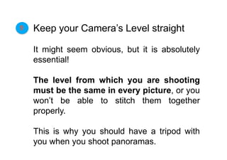Panoramic photos: how to take the most out of ultra-wide angles | PPT