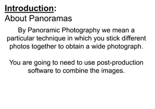 Panoramic photos: how to take the most out of ultra-wide angles | PPTX