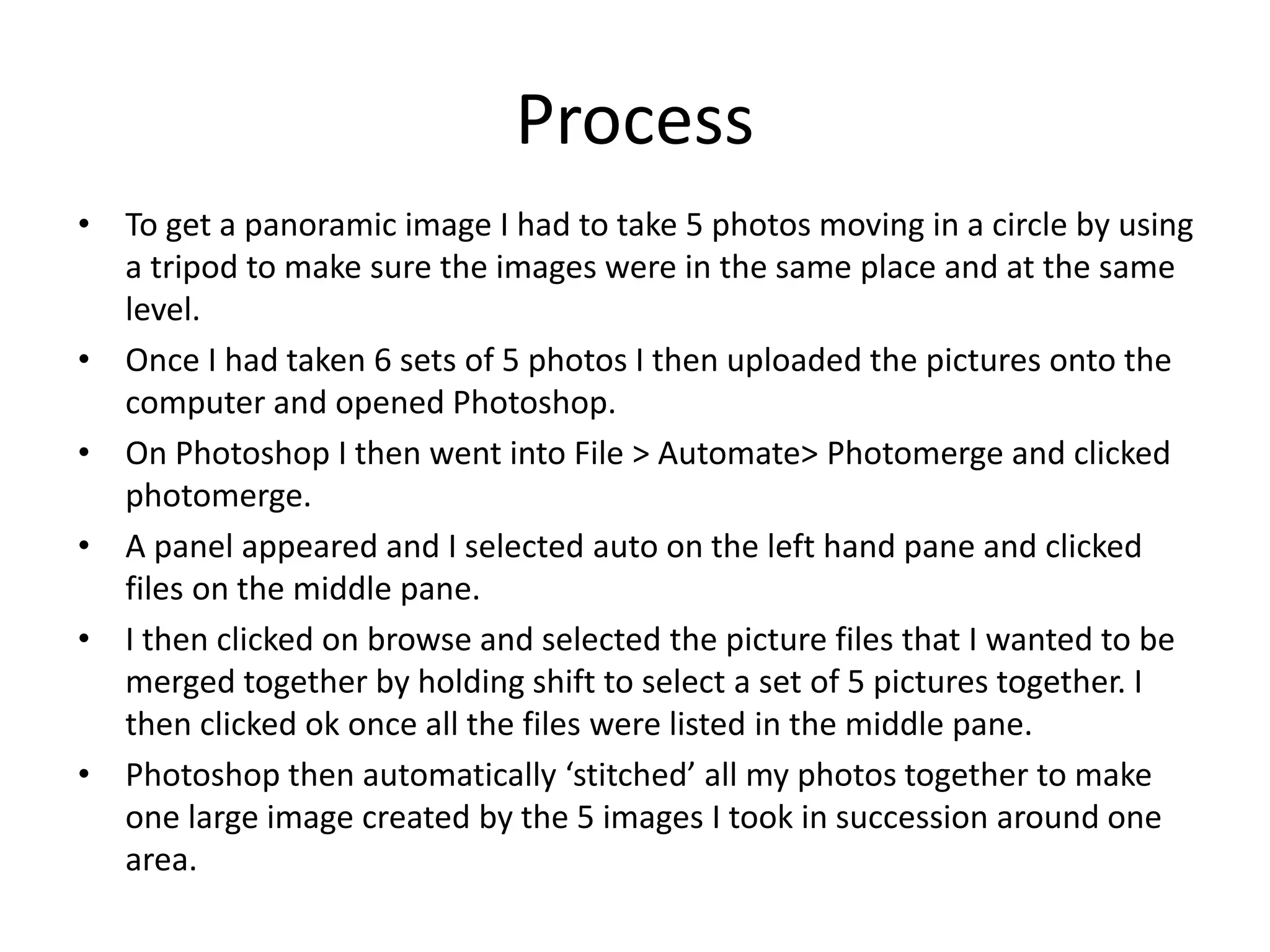 Panoramic photography | PPTX