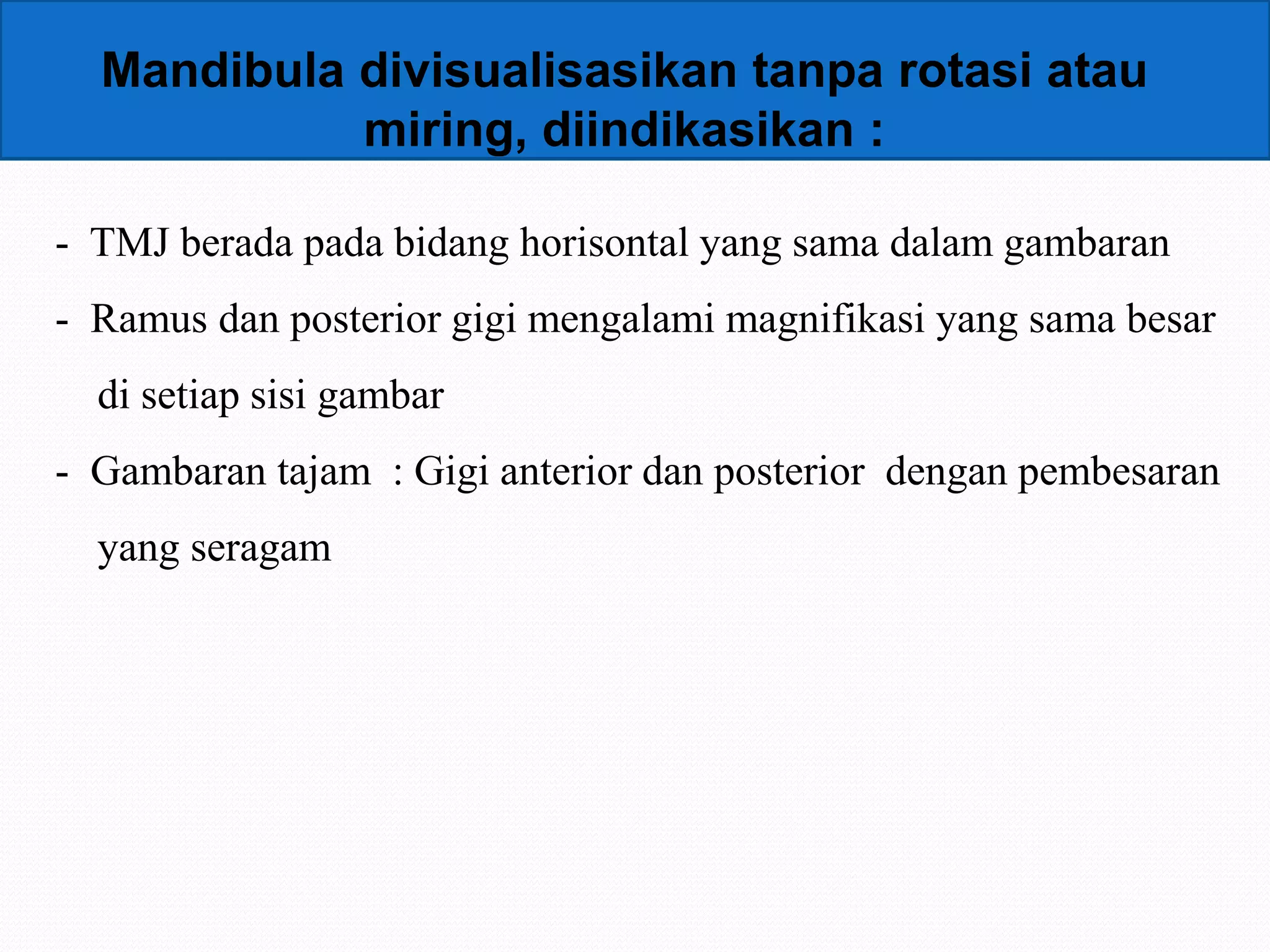 Teknik Radiografi 2 Panoramic | PPTX