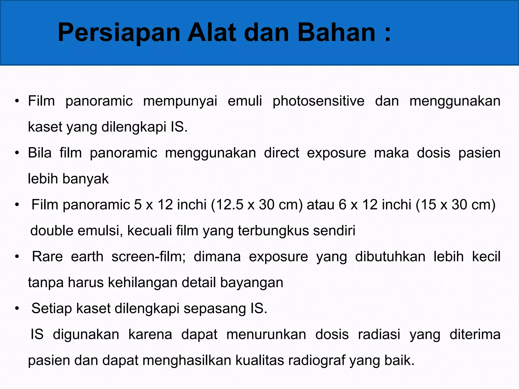Teknik Radiografi 2 Panoramic | PPTX
