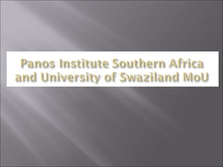 Panos Linking Research Institutes With Media Houses In Research | PPT