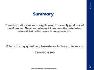Panoura 18S Assembly Quick Guide | PPTX