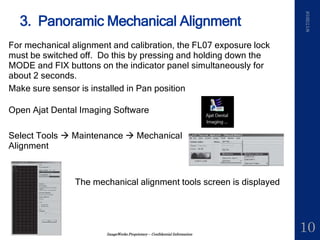 Panoura 18S with Ceph Calibration and Alignment Quick Guide | PPT