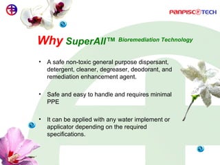 Panpisco Technologies Bioremediation Solutions | PPT | Chemistry | Science