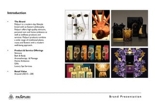 Panpuri brand presentation as of june 2013 | PDF