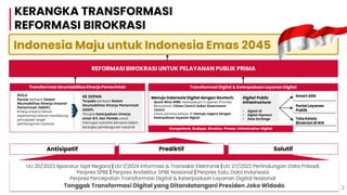 PANRB - PERCEPATAN TRANSFORMASI DAN KETERPADUAN LAYANAN DIGITAL ...