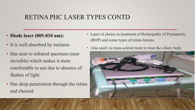BASICS OF PAN RETINAL, SECTOR AND FOCAL RETINAL LASER PHOTOCOAGULATION ...