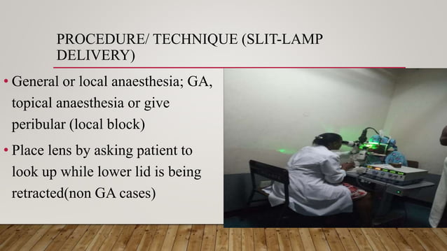 BASICS OF PAN RETINAL, SECTOR AND FOCAL RETINAL LASER PHOTOCOAGULATION ...