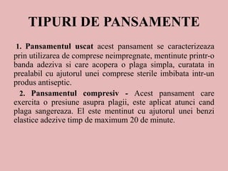 PANSAMENTE ȘI BANDAJE.pptx