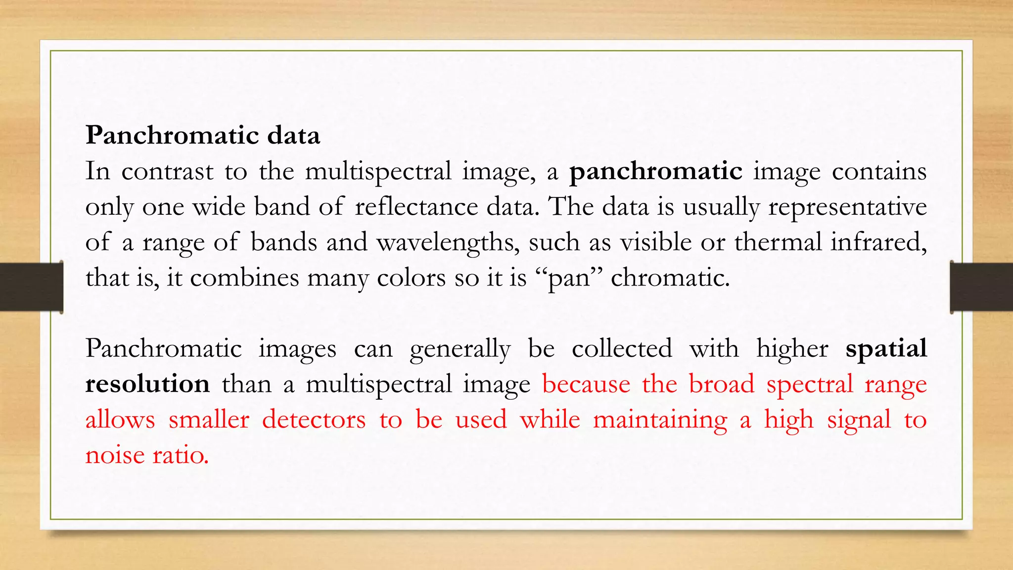 Pan sharpening | PPT