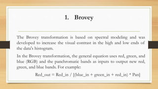 Pan sharpening | PPT