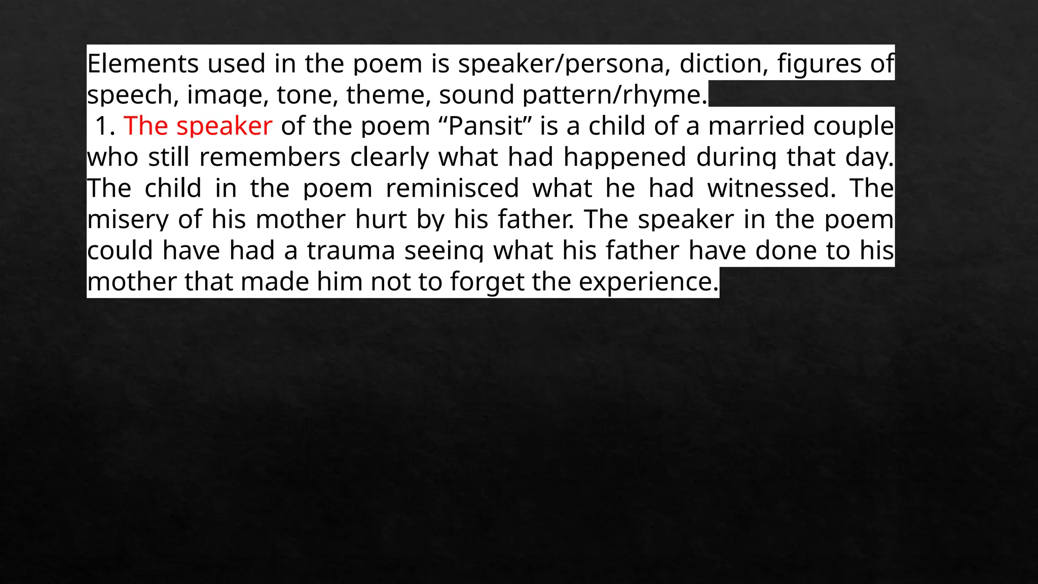 Teaching poetry_PANSIT. powerpoint presentation pptx | PPTX