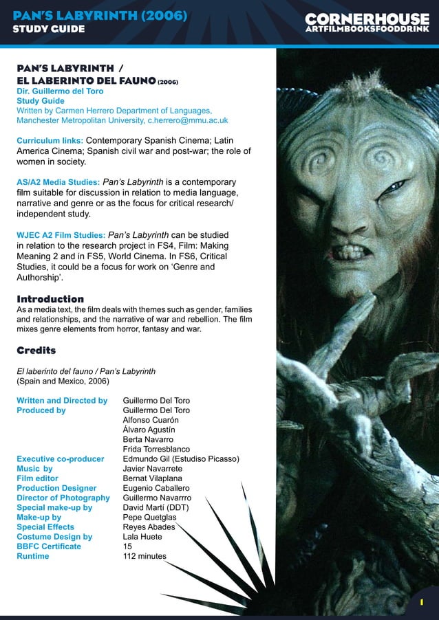 Pan's Labyrinth - El laberinto del fauno -English study guide | PDF