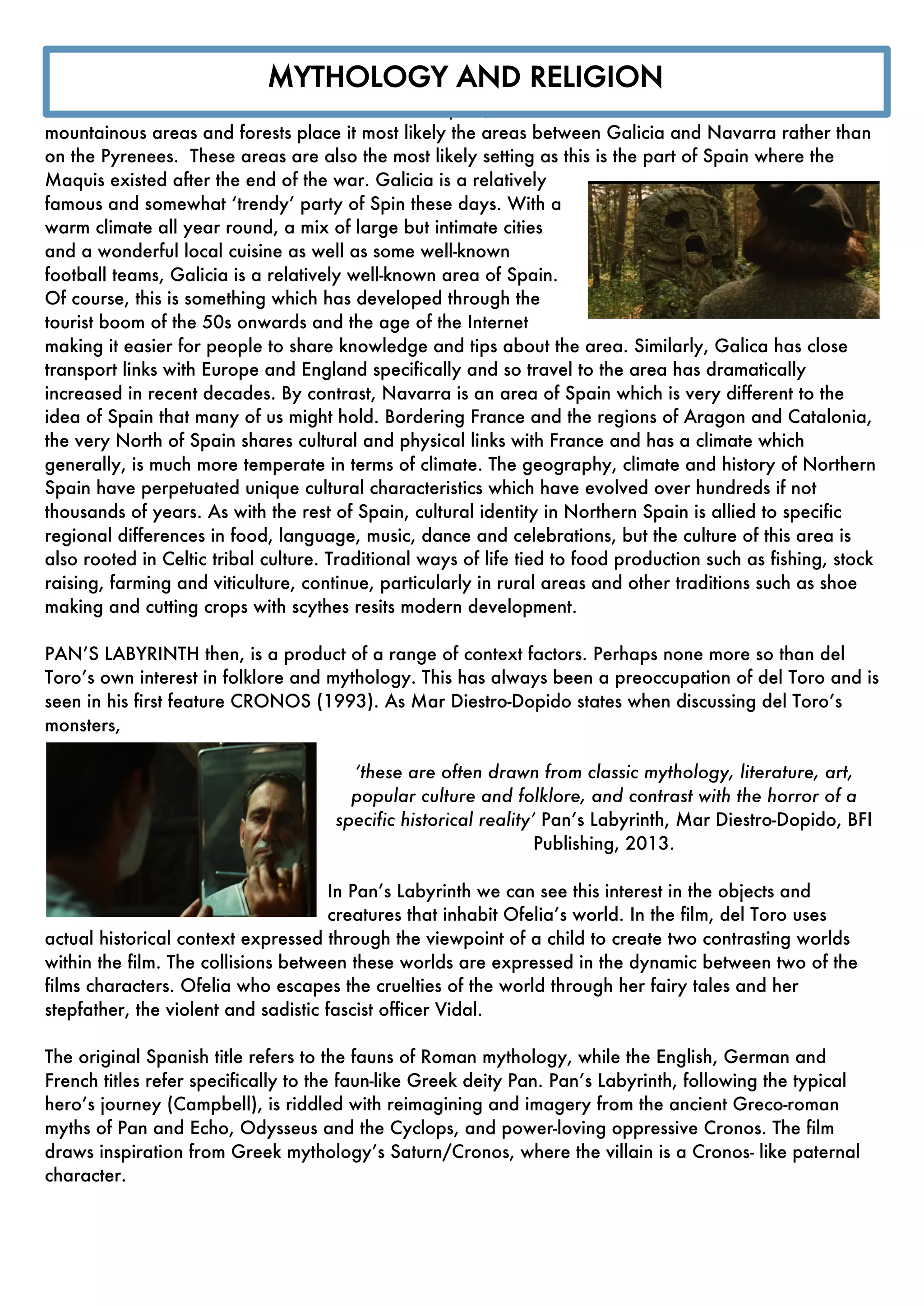 Pan's Labyrinth A-Level Film Studies student booklet e-book workbook ...