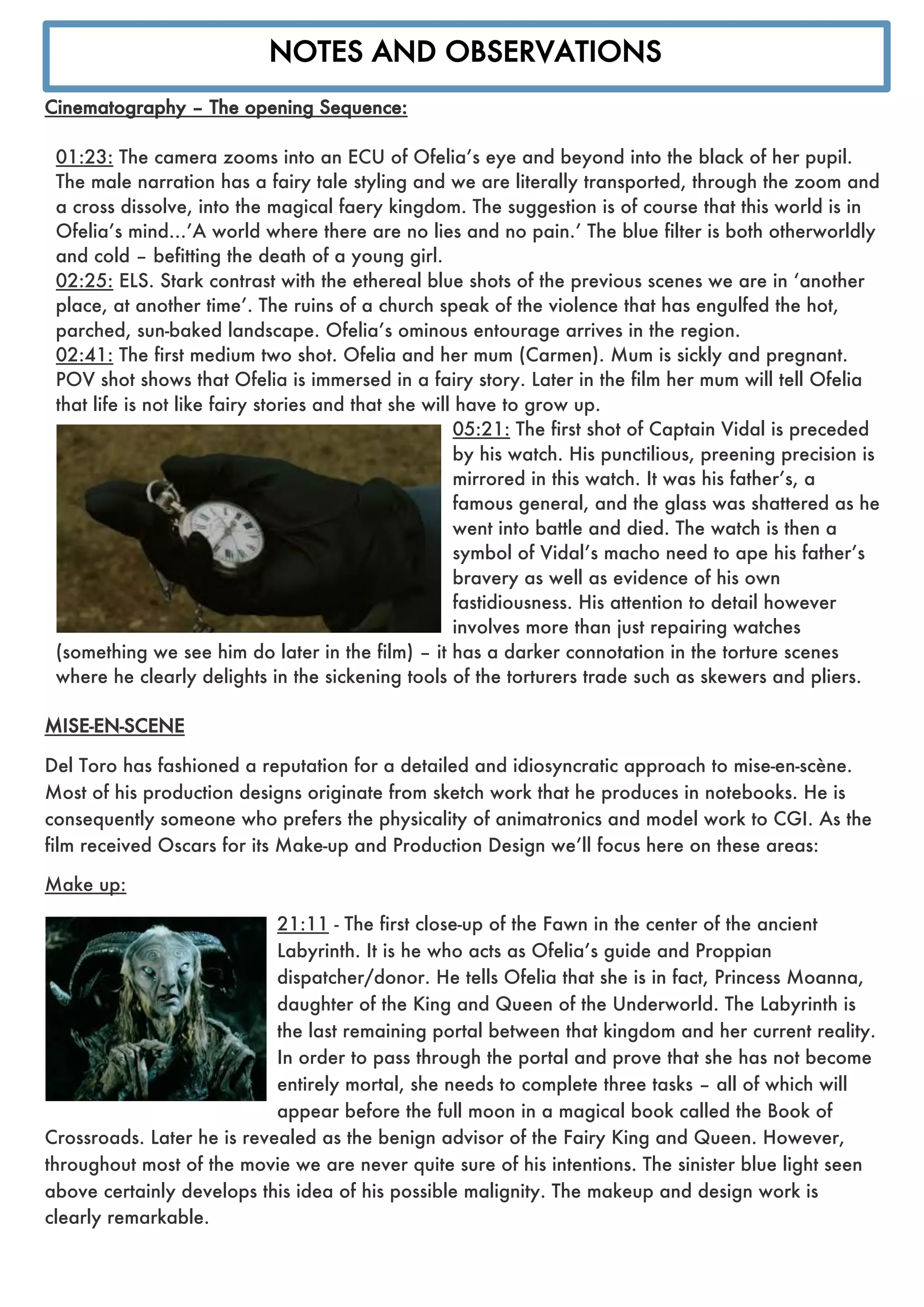 Pan's Labyrinth A-Level Film Studies student booklet e-book workbook ...