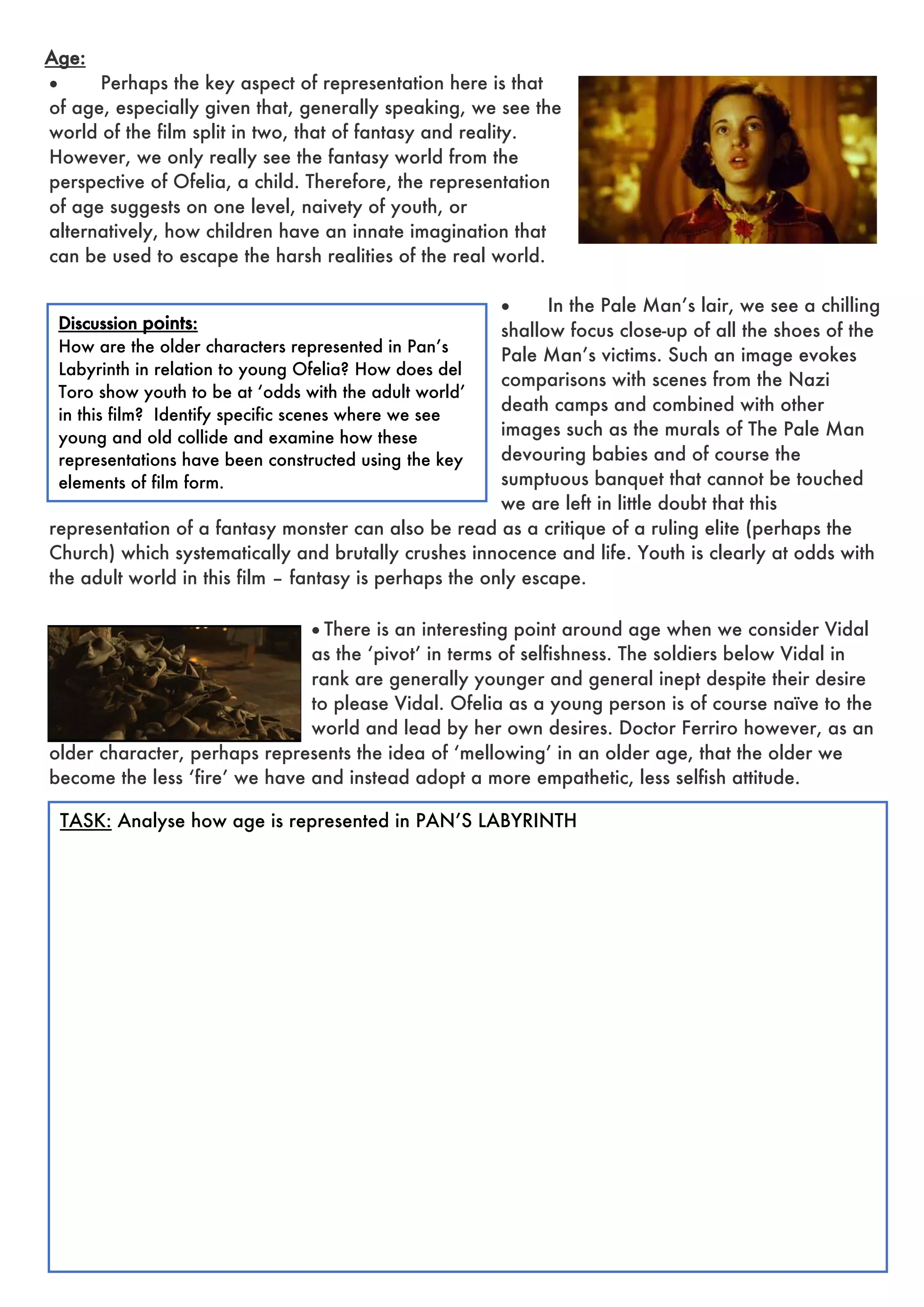 Pan's Labyrinth A-Level Film Studies student booklet e-book workbook ...