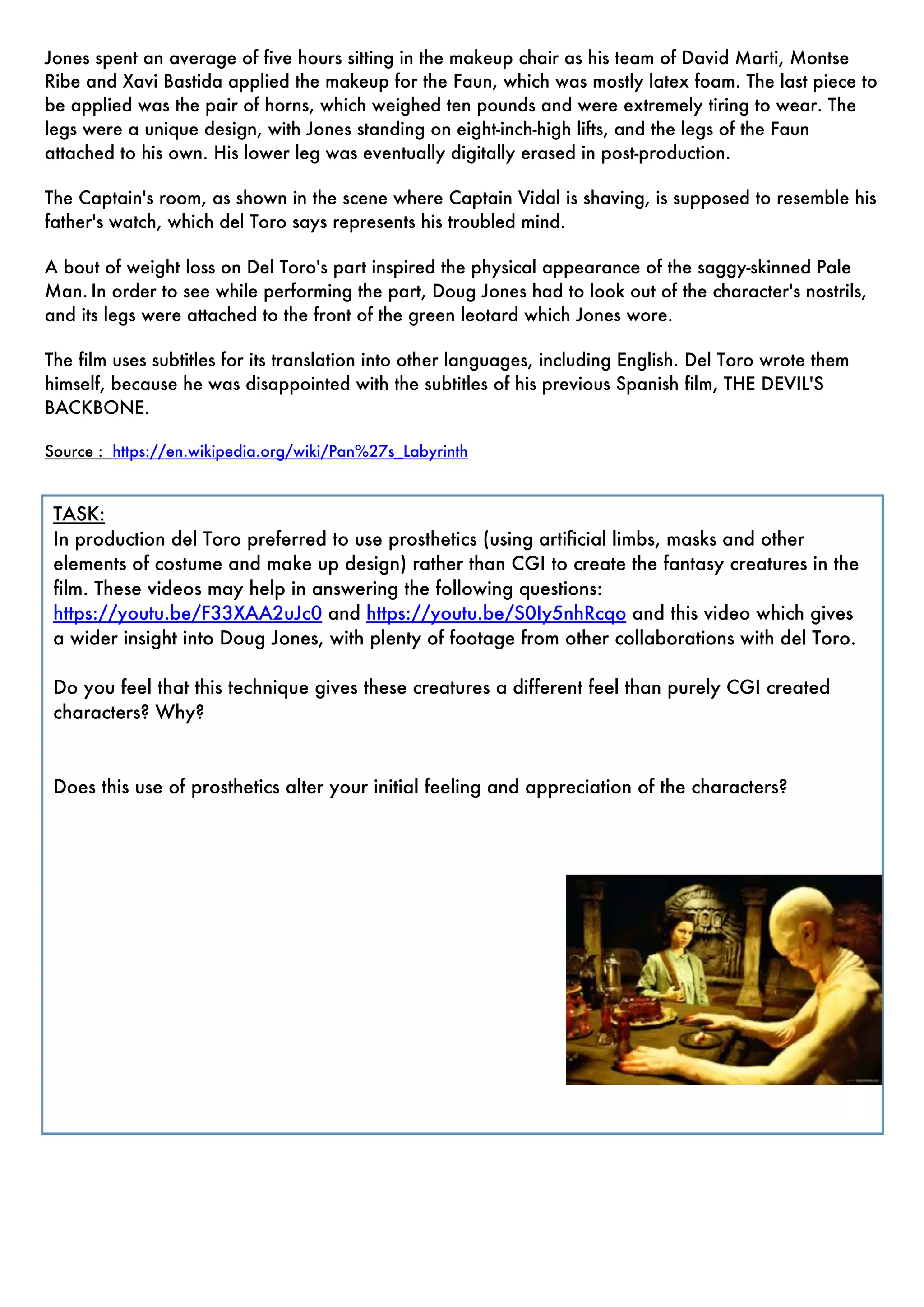 Pan's Labyrinth A-Level Film Studies student booklet e-book workbook ...