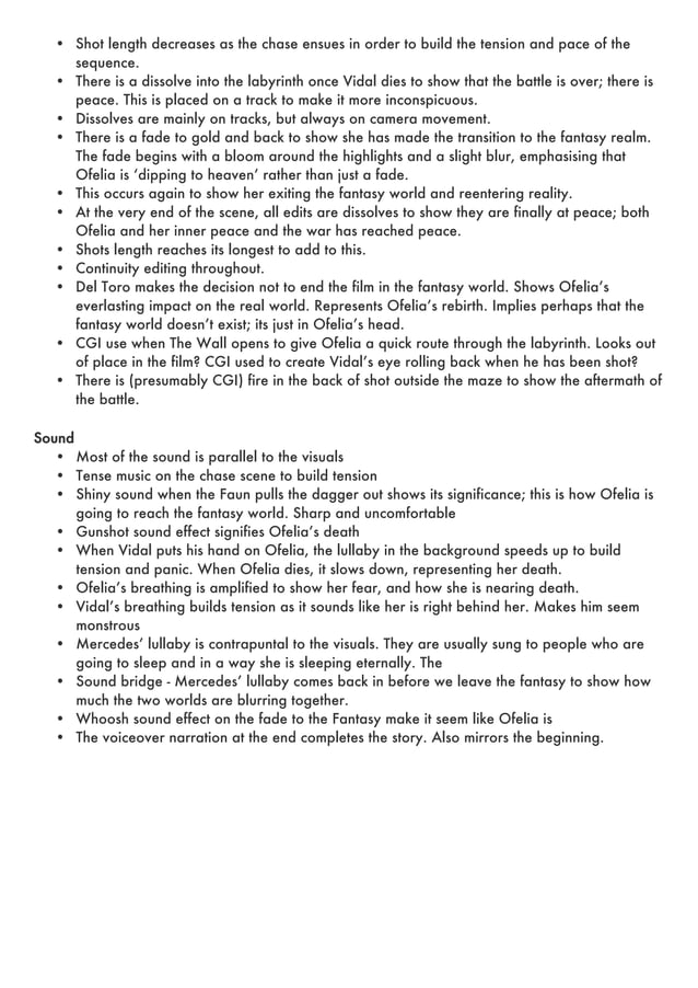 Pan's Labyrinth A-Level Film Studies student booklet e-book workbook ...