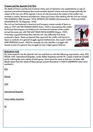 Pan's Labyrinth A-Level Film Studies student booklet e-book workbook ...