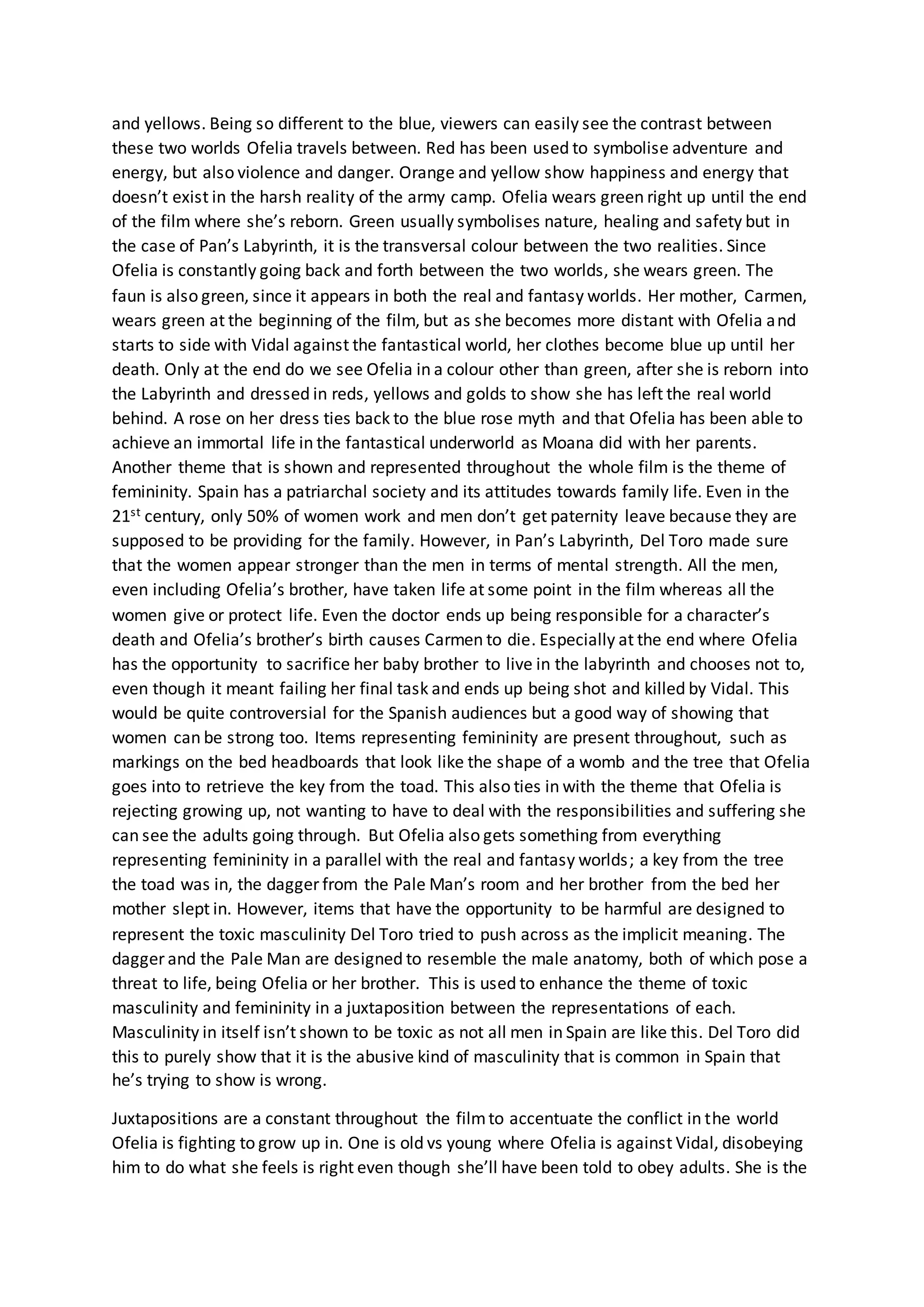 Pan's Labyrinth | DOCX