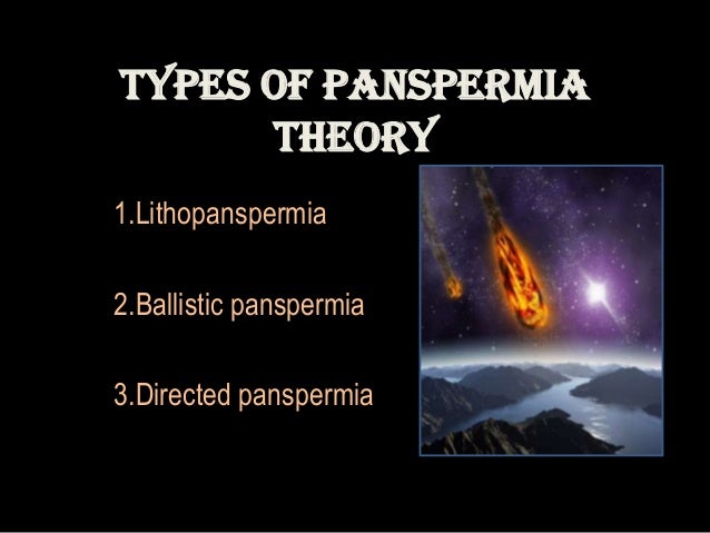 Panspermia theory