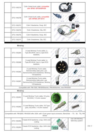 Pansw ecg trunk_cable | PDF