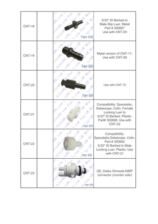 Pansw nibp connectors | PDF