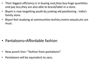 Pantaloon revolutionising inventory management in indian retailing | PPTX